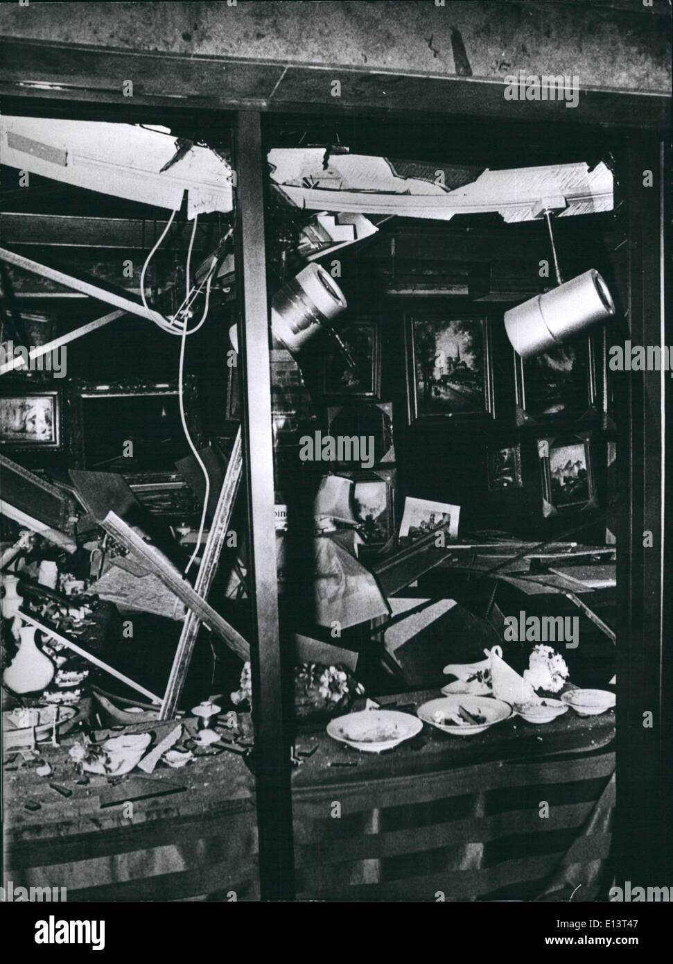 Two bombs exploded headquarters 5th us army corps in frankfurt hi-res ...