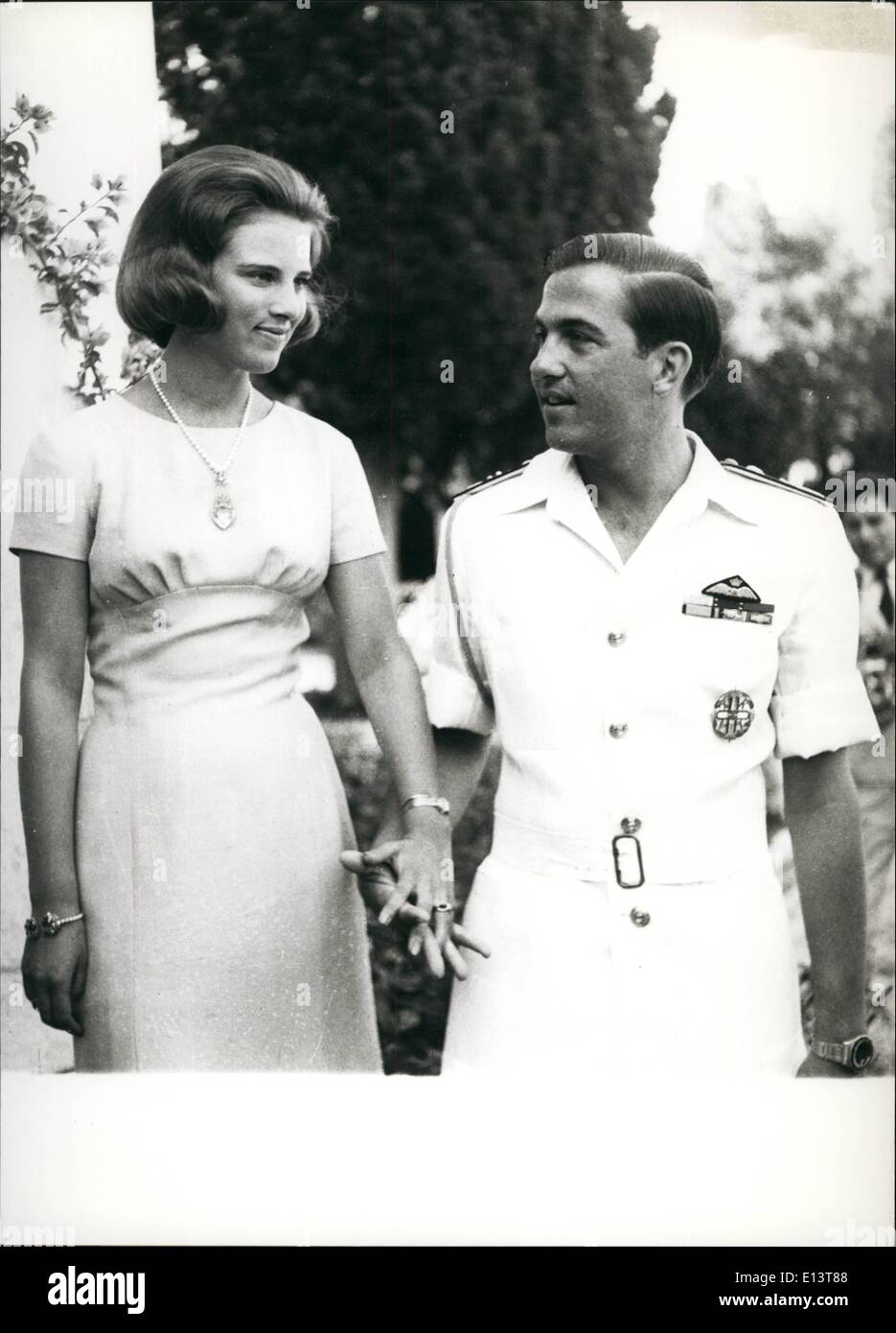 2012 king constantine of greece hi-res stock photography and images - Alamy