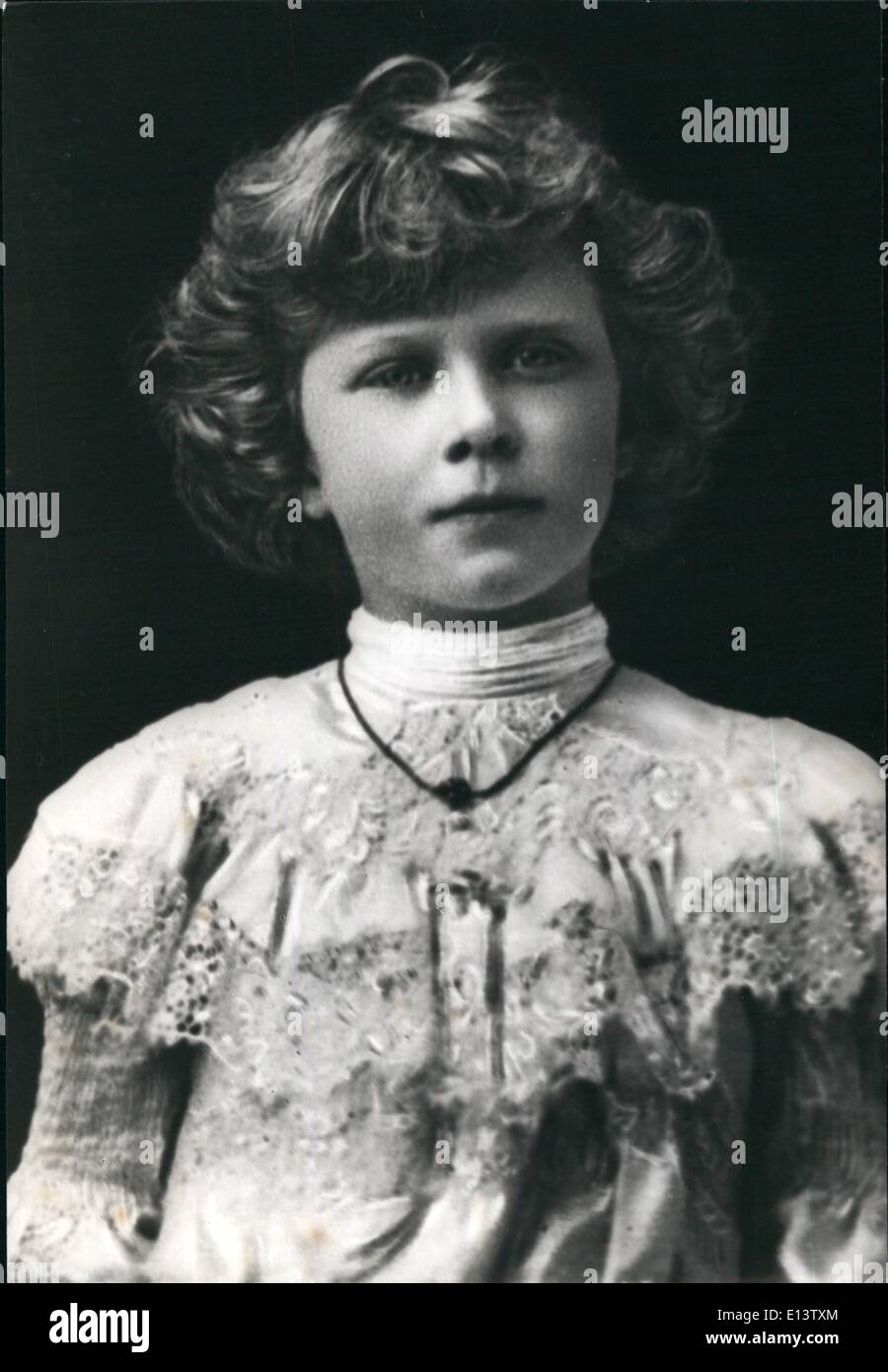 Mar. 27, 2012 - Princess Mary at an early age. Daughter of King George ...