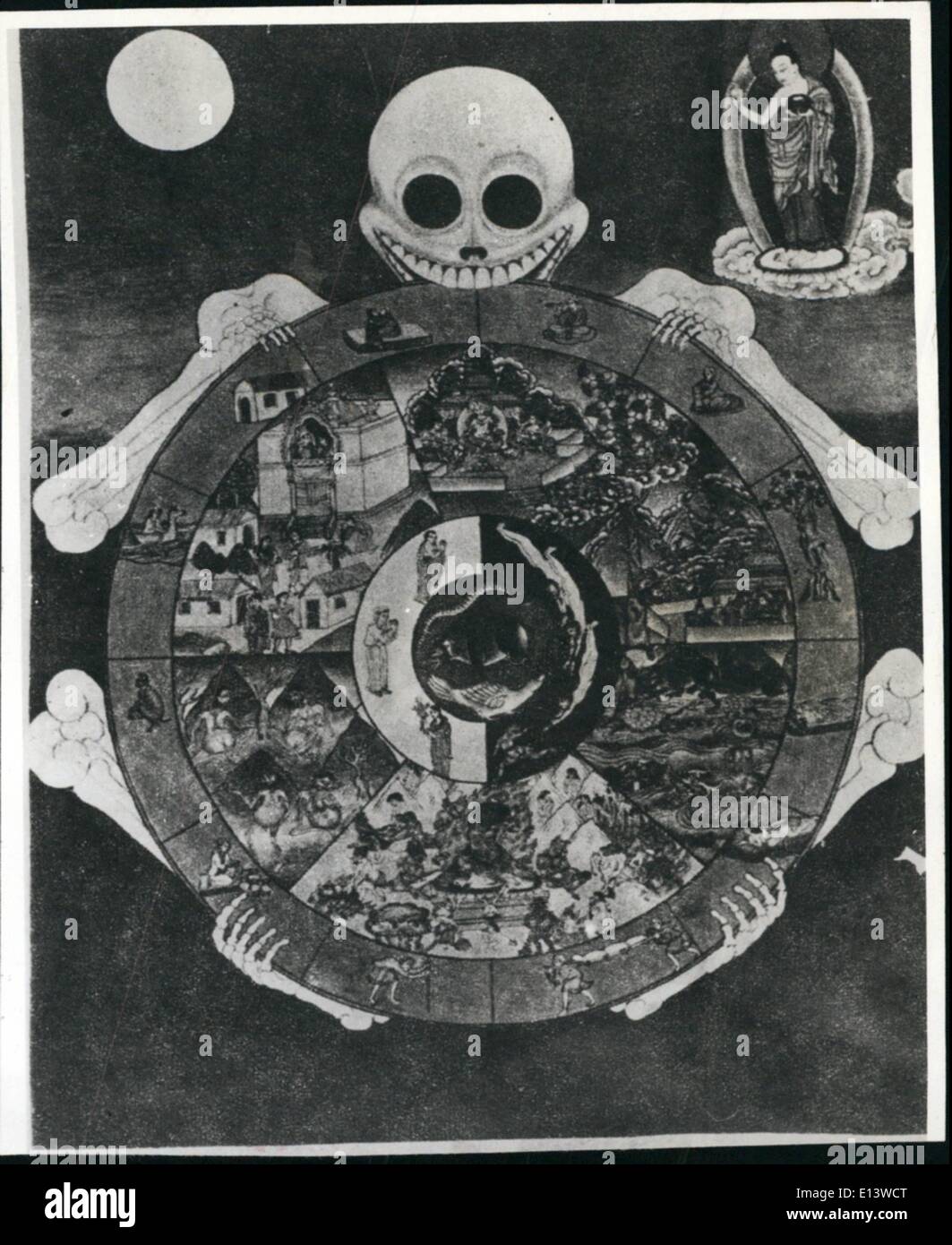 2012 tibetan circle of life and death hi-res stock photography and ...