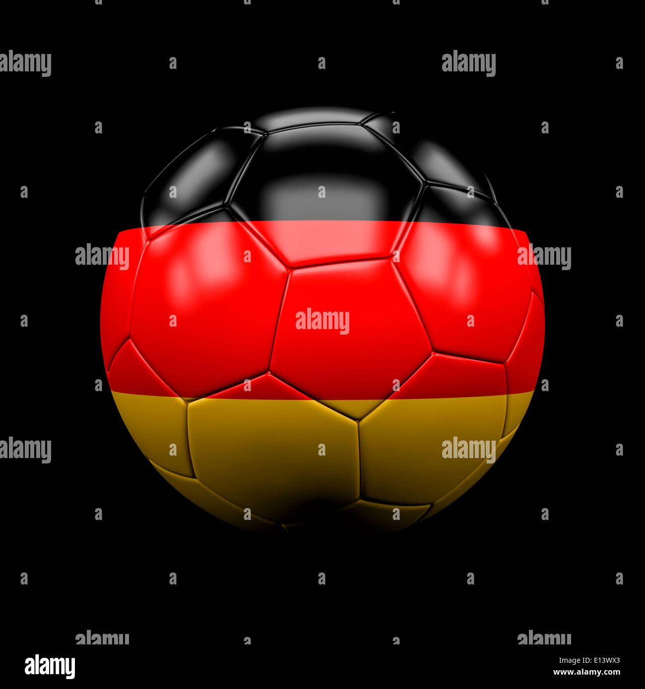 3d image of german soccer ball Stock Photo - Alamy