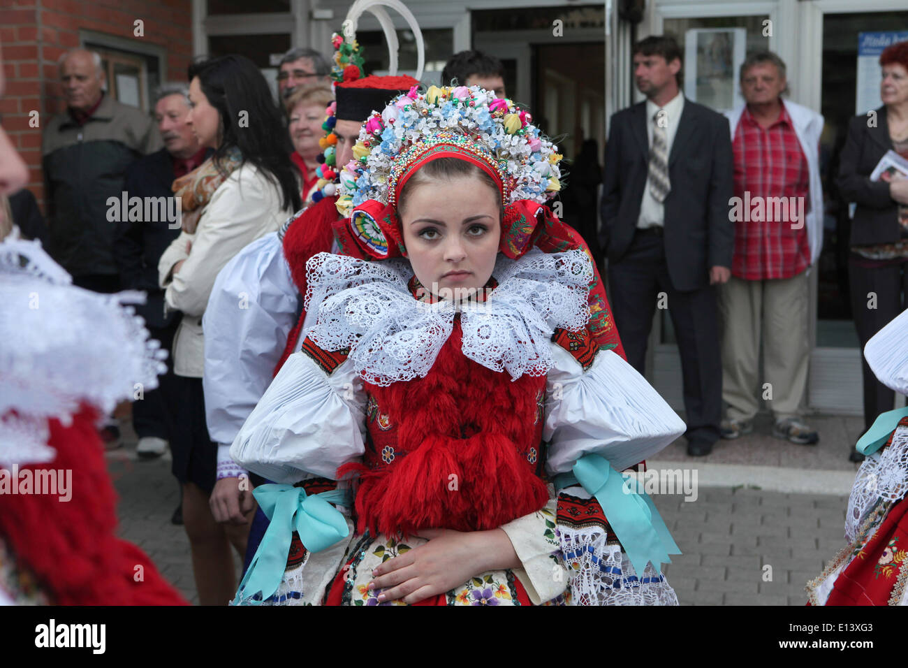The Ride of the Kings. Traditional folklore festival in Vlcnov, Czech ...