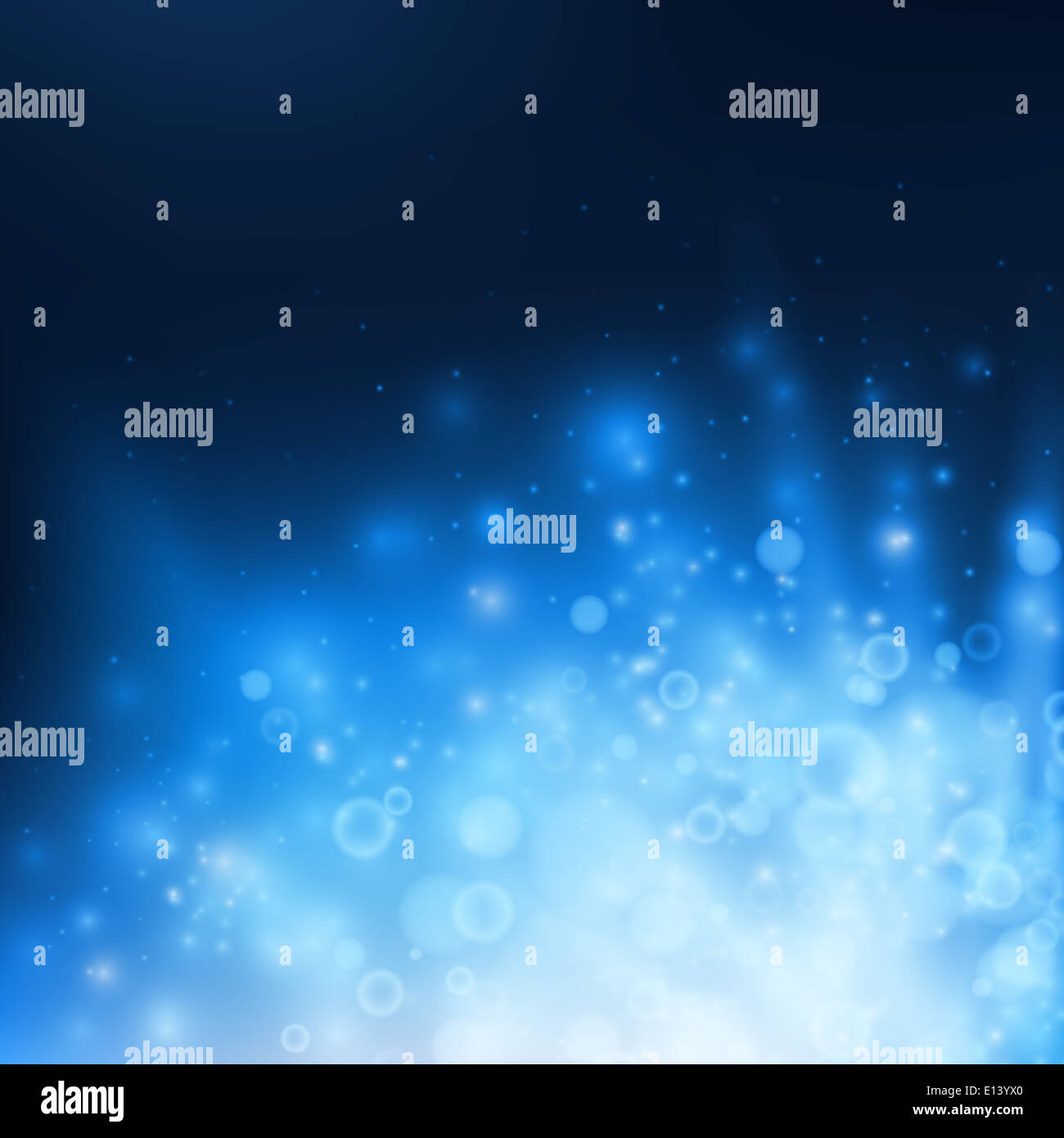 Abstract blue bokeh background Stock Photo - Alamy