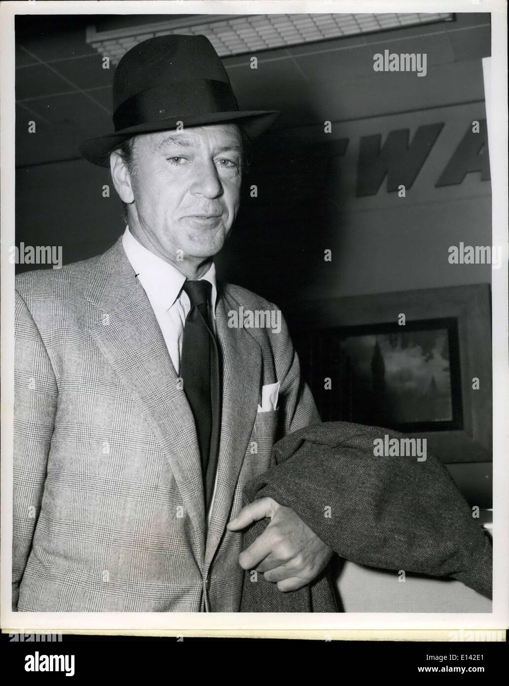 Mar. 31, 2012 - Idlewild Airport, N.Y., April 12 - Veteran Actor Gary ...