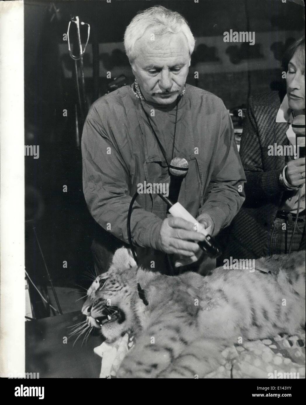 Apr. 04, 2012 - First Medical Of A Tigron For the first time in French ...