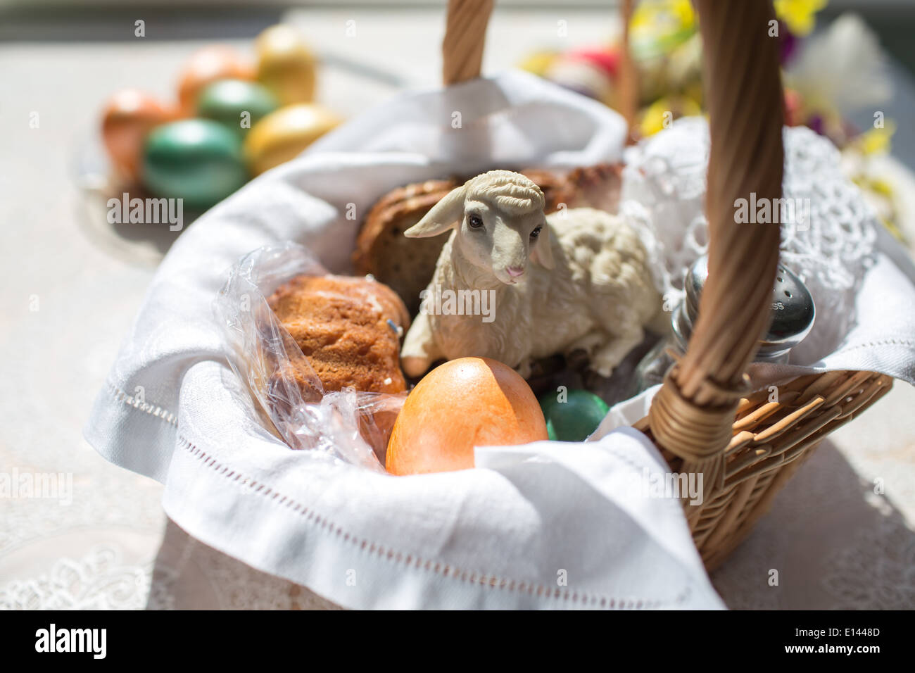 Easter is one of the most important Catholic holidays of the year Stock ...