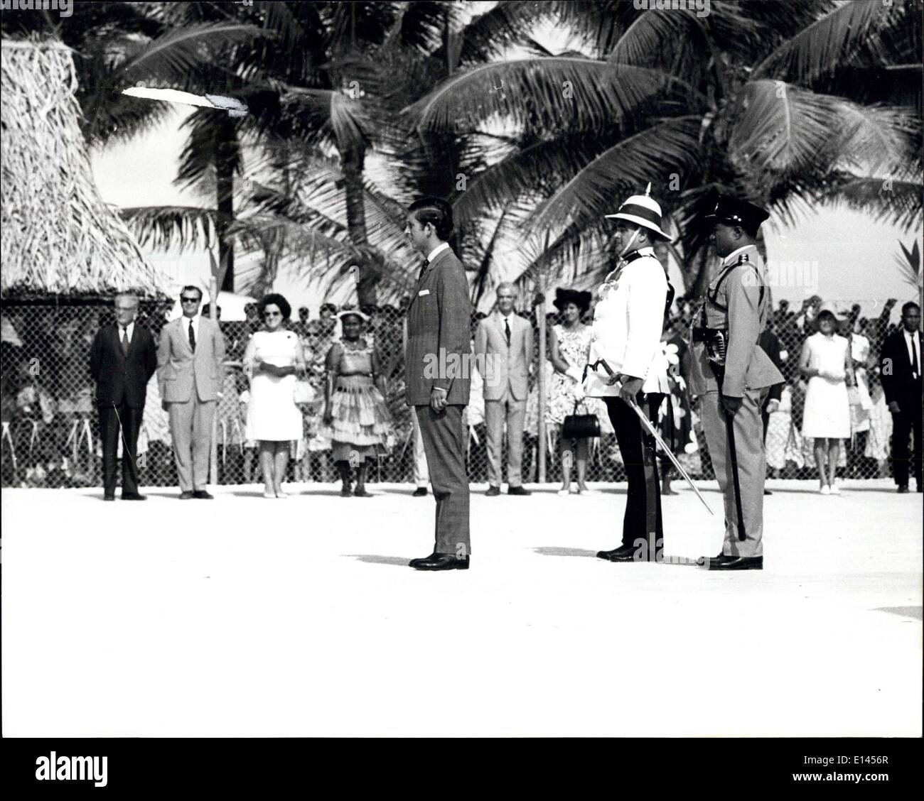 Apr. 04, 2012 - Prince Charles visits the Gilbert & Ellice Islands: His ...