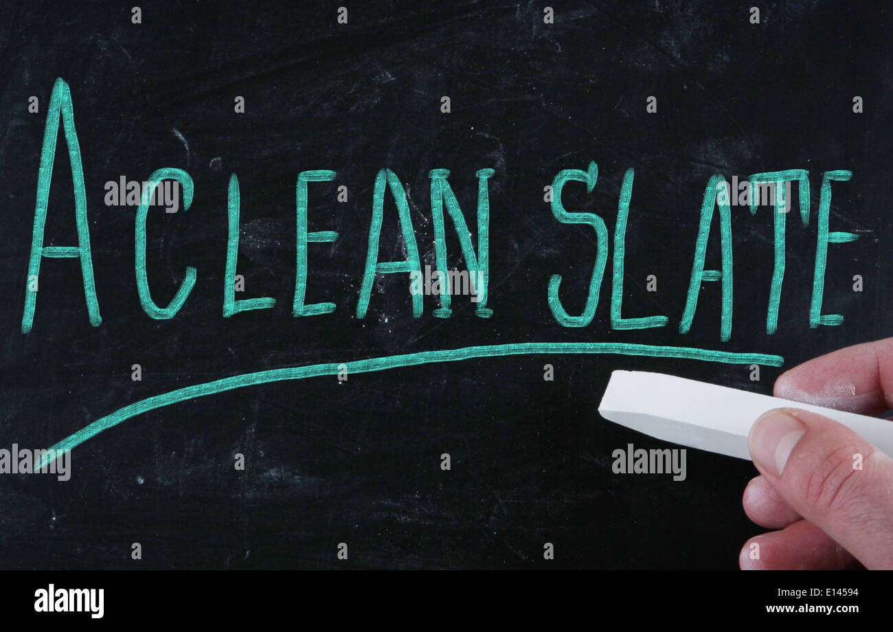 Start With A Clean Slate High Resolution Stock Photography and Images ...