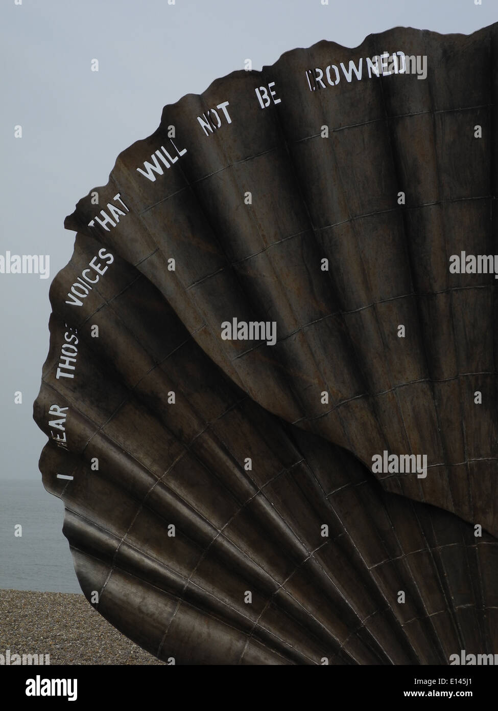 Aldeburgh shell sculpture hi-res stock photography and images - Alamy