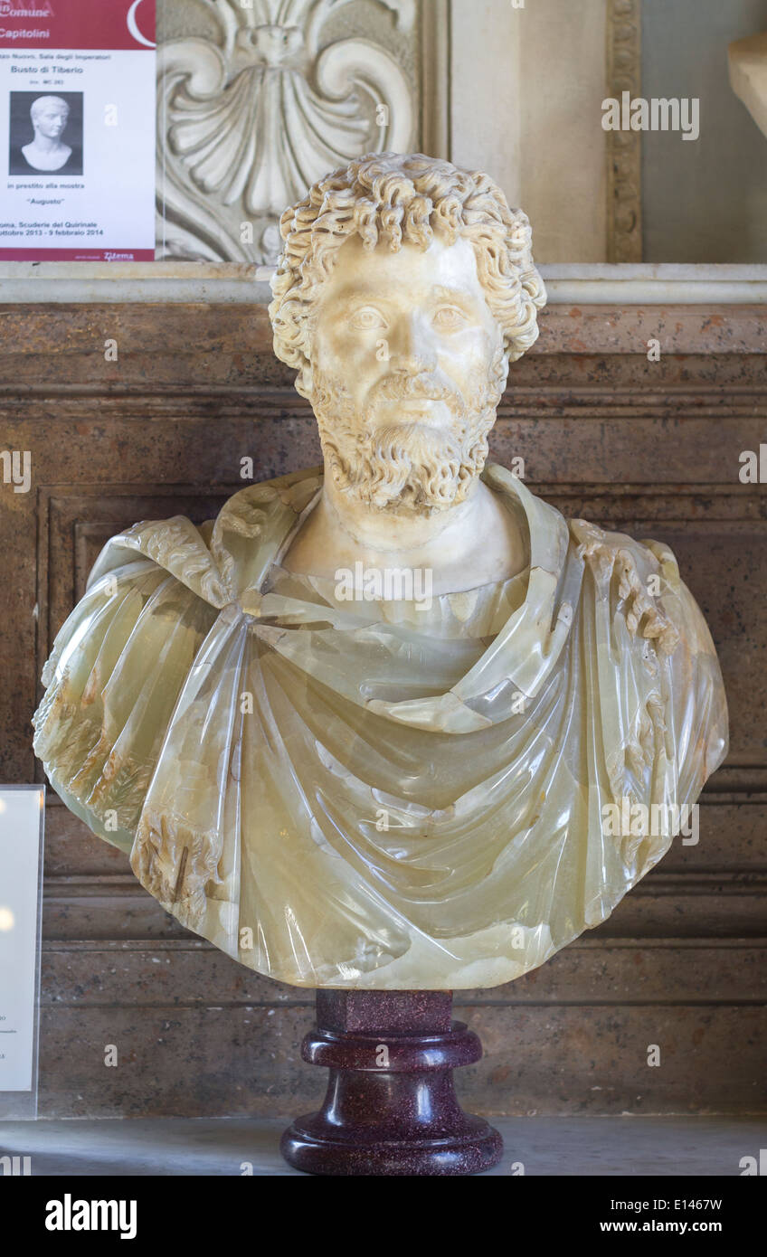 Septimius severus bust hi-res stock photography and images - Alamy