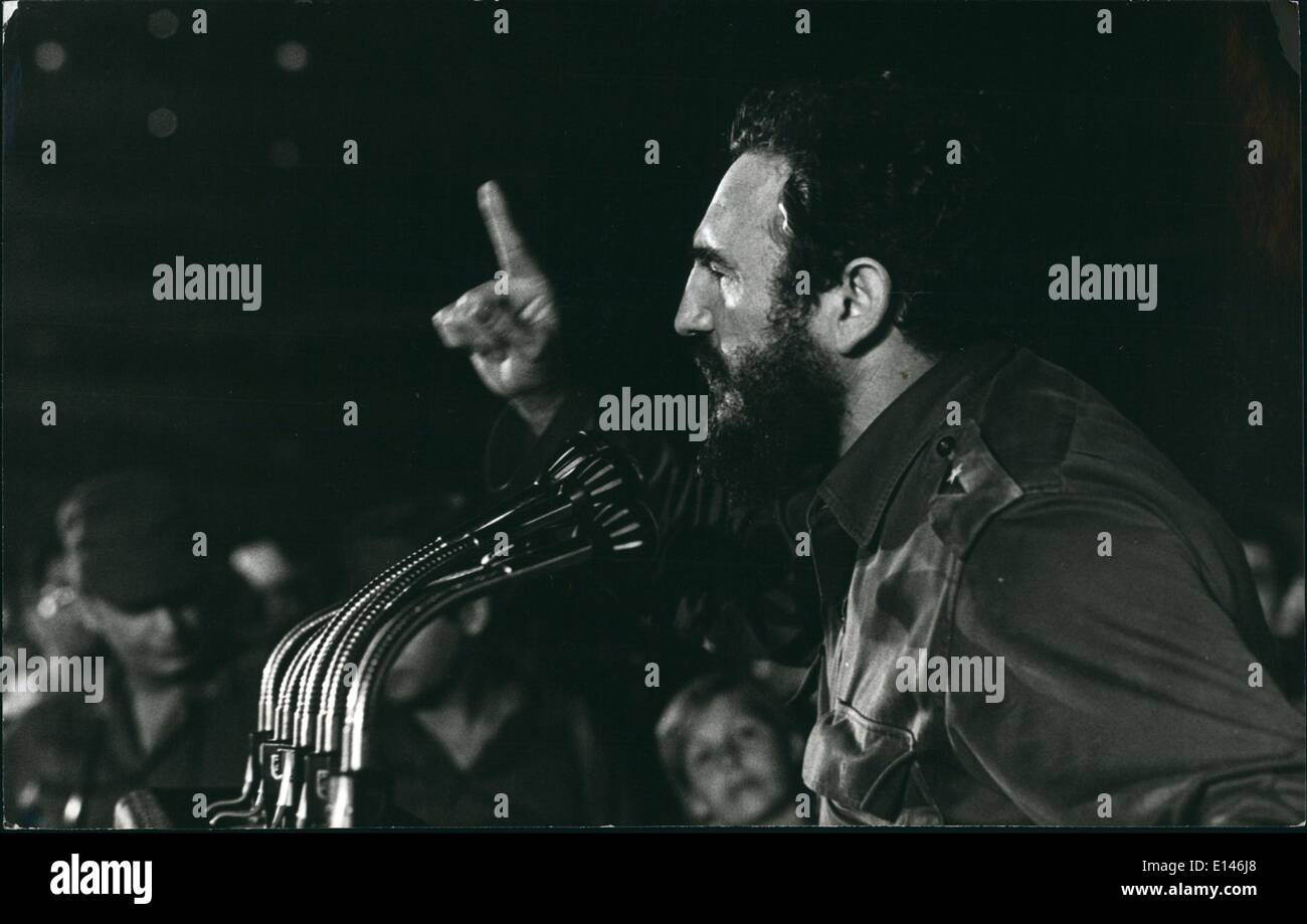 Apr. 16, 2012 - Major Fidel Castro, Prime Minister of the Cuban ...