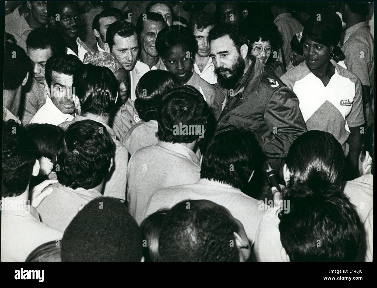 Apr. 16, 2012 - Fidel Castro Meets With Athletes Who Participated In ...