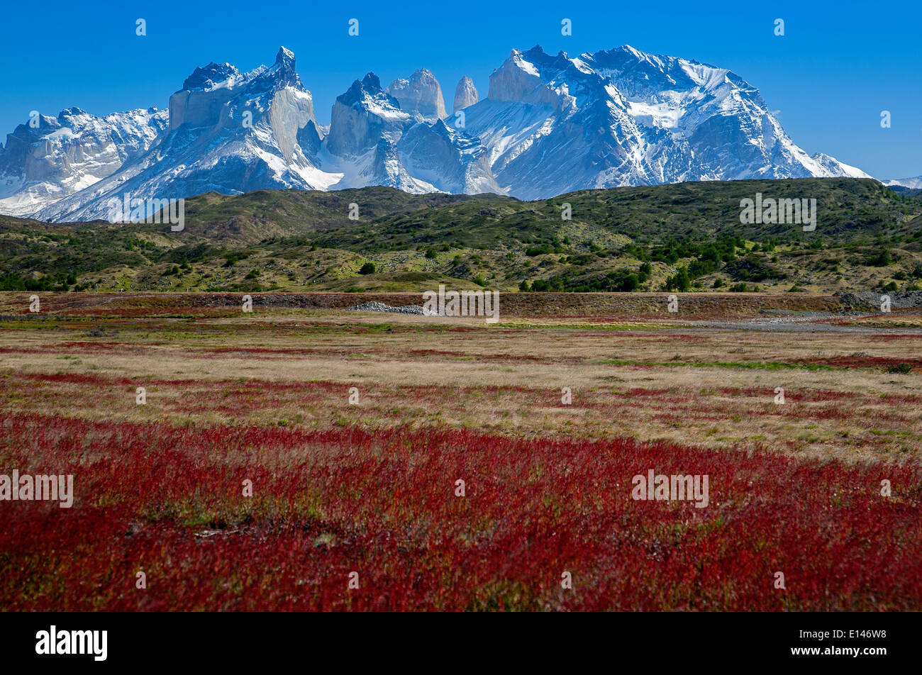 Horns of Paine (Cuernos del Paine). Torres del Paine National Park ...