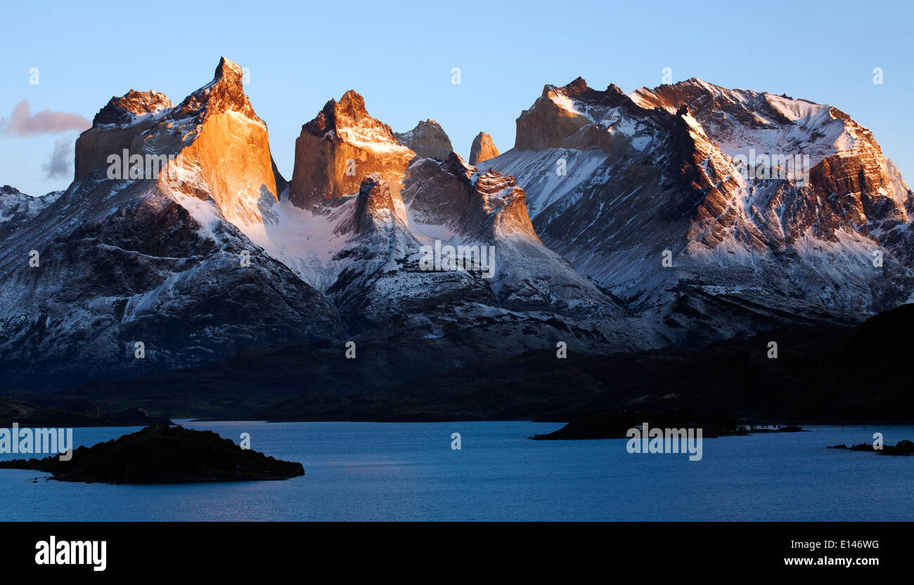 Horns of Paine (Cuernos del Paine). Torres del Paine National Park ...
