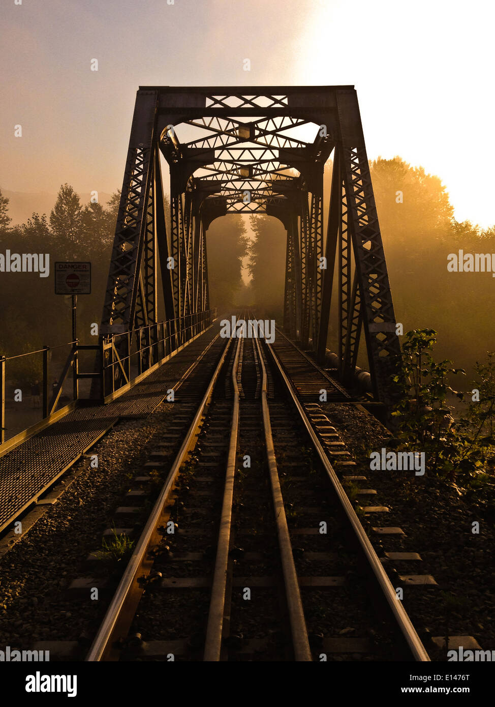Track and bridge hi-res stock photography and images - Alamy