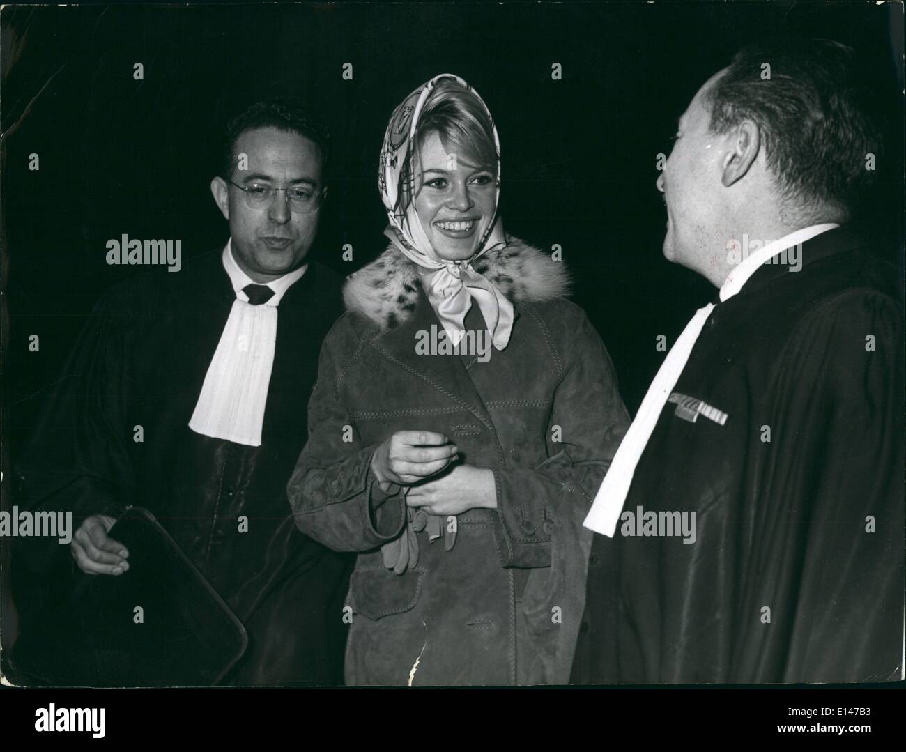 Apr. 16, 2012 - B.B. At The Court Of Justice: Brigitte Bardot brought ...