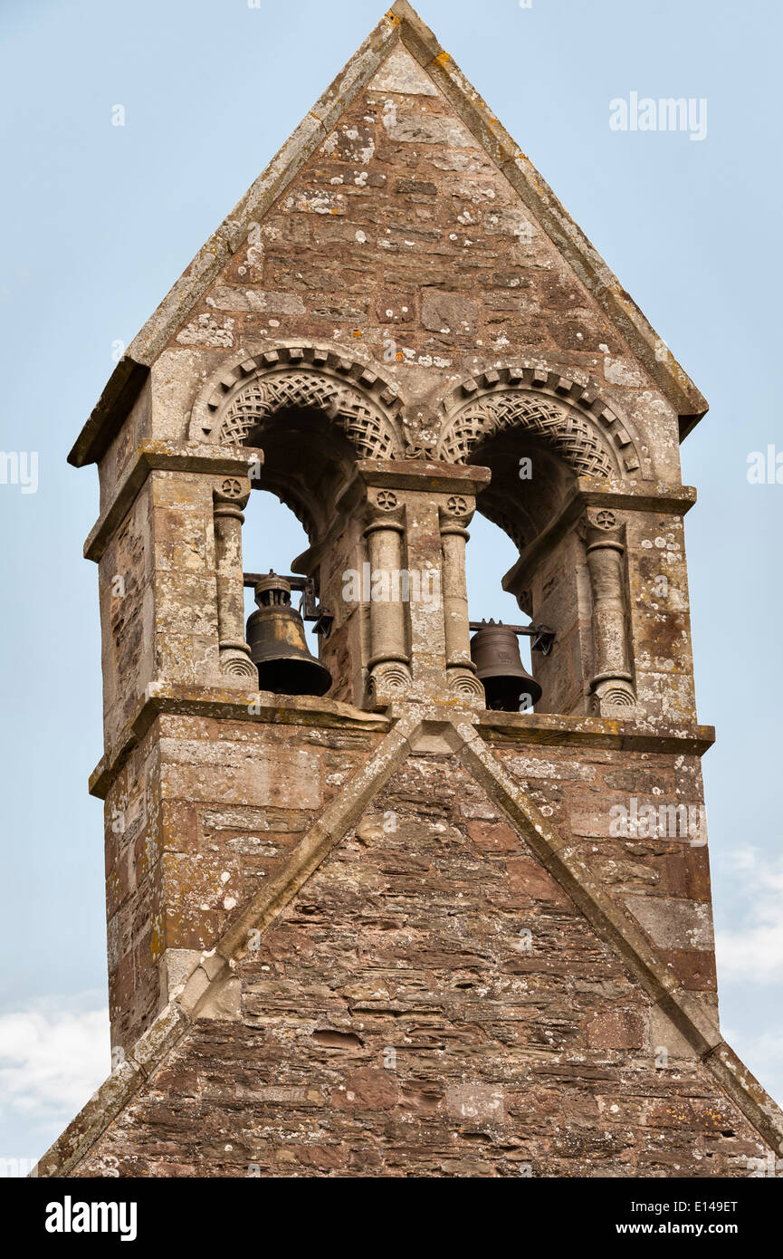 The 12c Church of St Mary and St David, Kilpeck, Herefordshire, UK. The ...