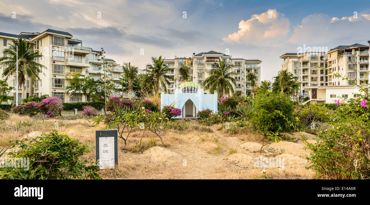 Muslim tombs, conservation area in Sanya,China. Shortage of Land ...