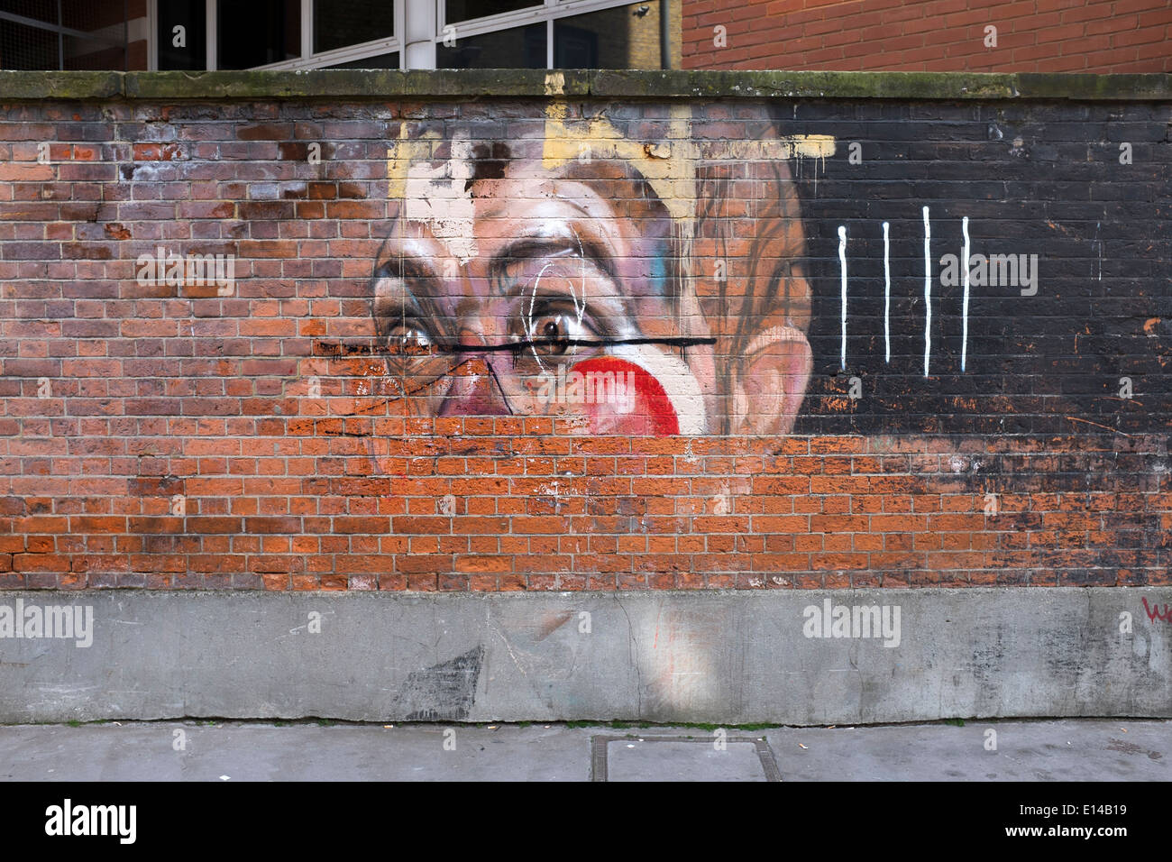 Clown mural hi-res stock photography and images - Alamy
