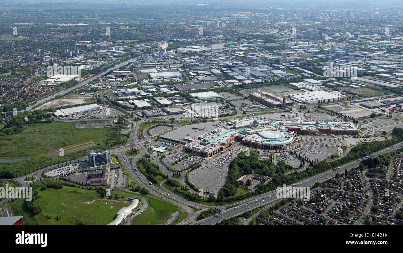 An aerial view of the trafford centre hi-res stock photography and ...