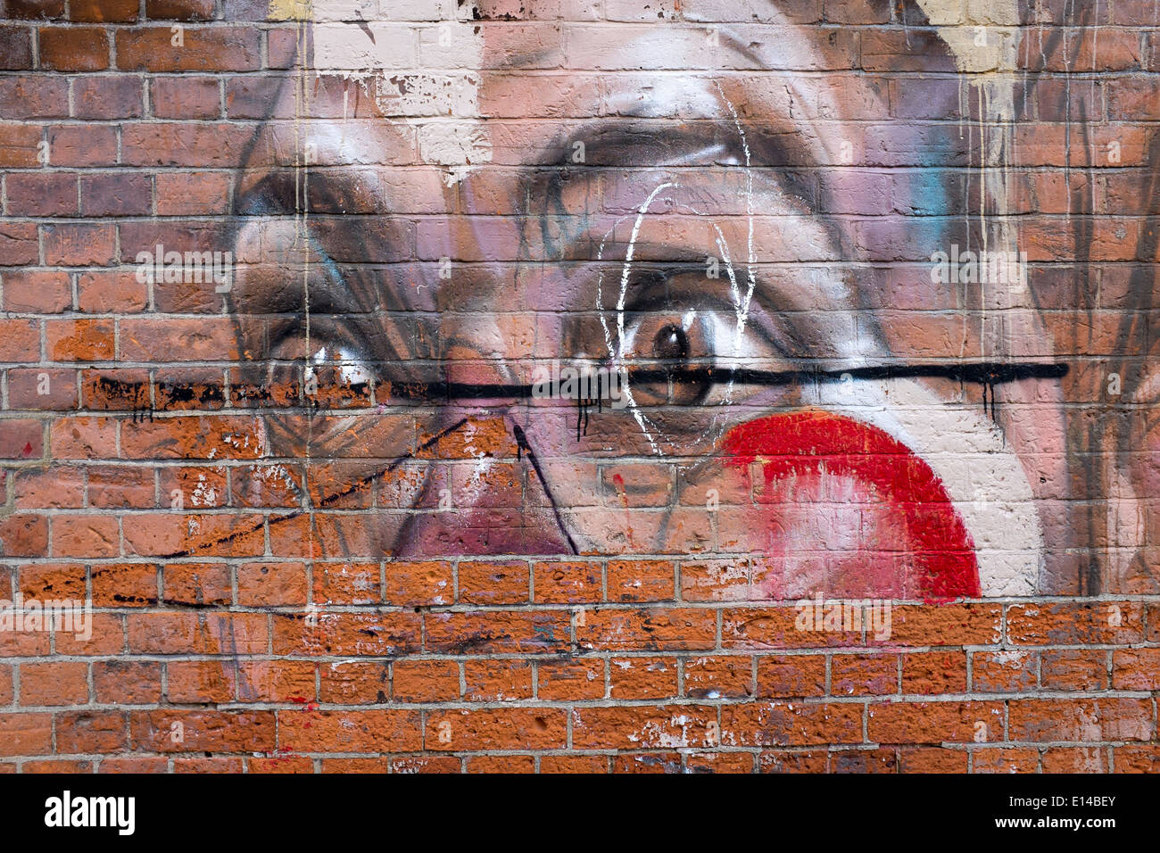 Clown Wall Mural Stock Photo - Alamy