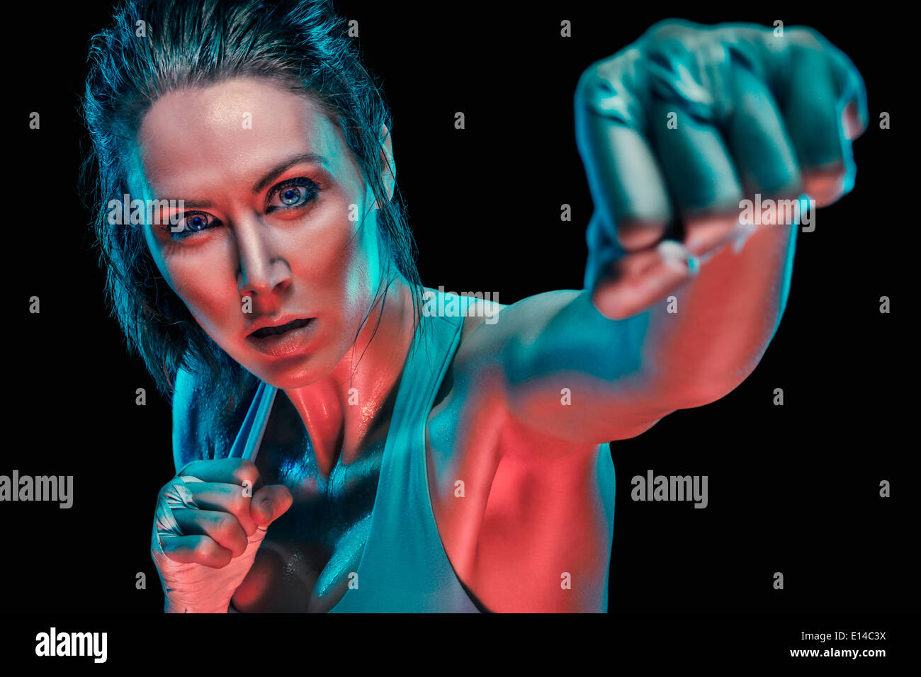 Fighting stance hi-res stock photography and images - Alamy