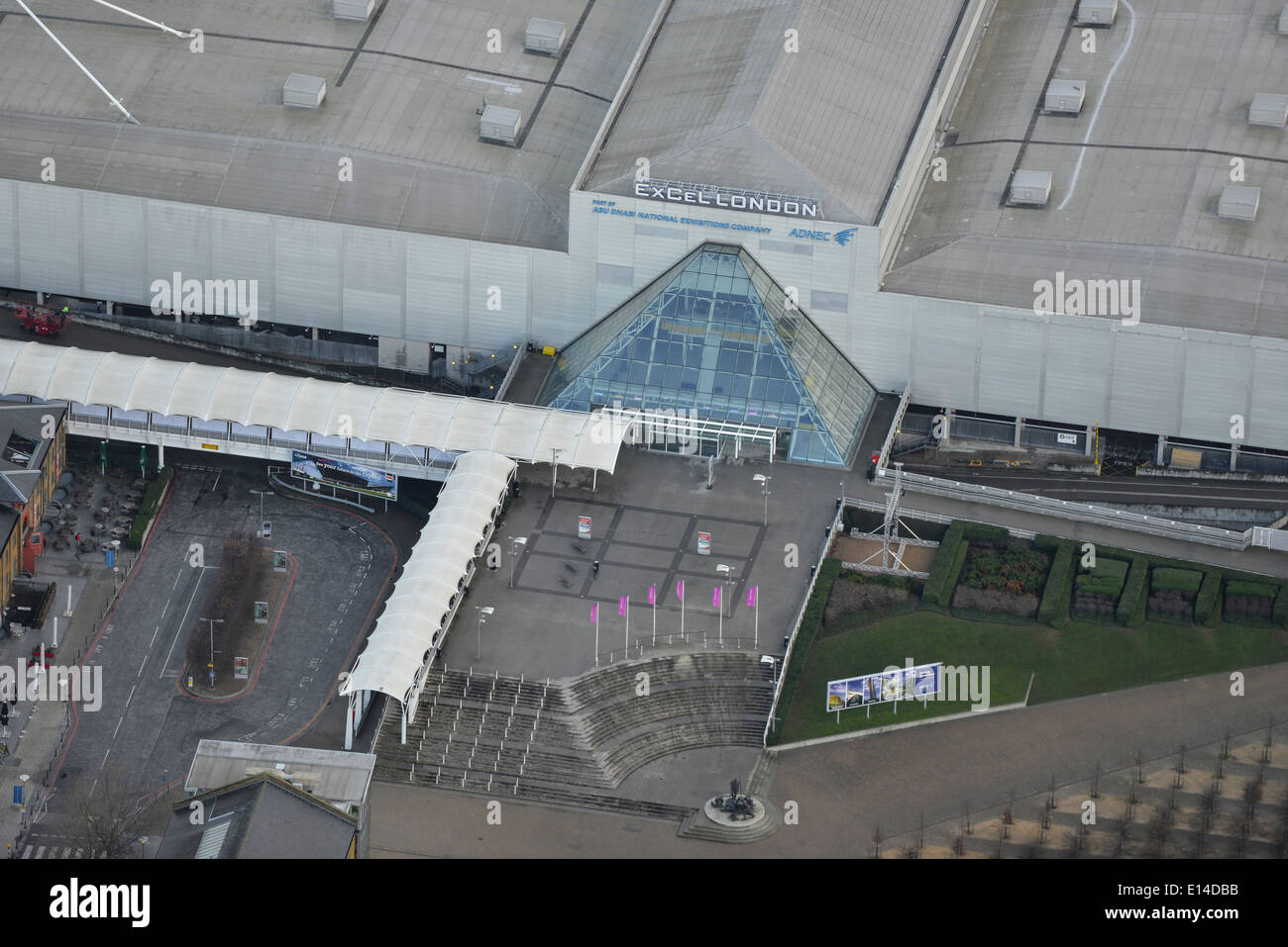 Excel london aerial hi-res stock photography and images - Alamy