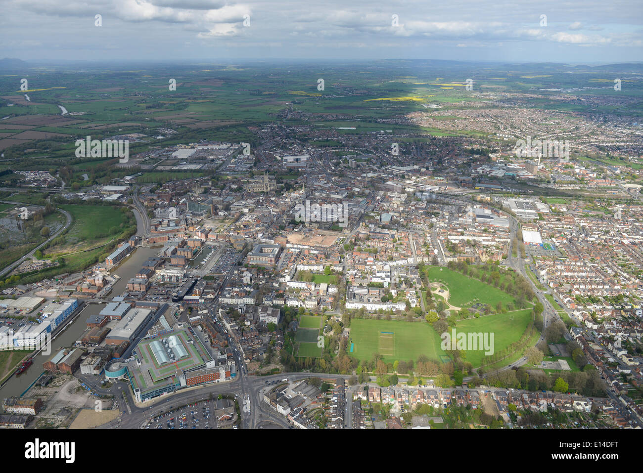 Gloucester aerial hi-res stock photography and images - Alamy