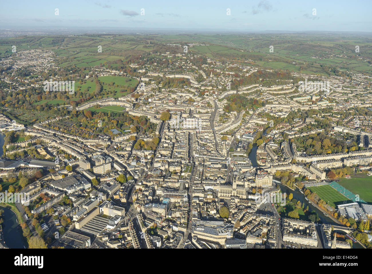 Bath england aerial hi-res stock photography and images - Alamy