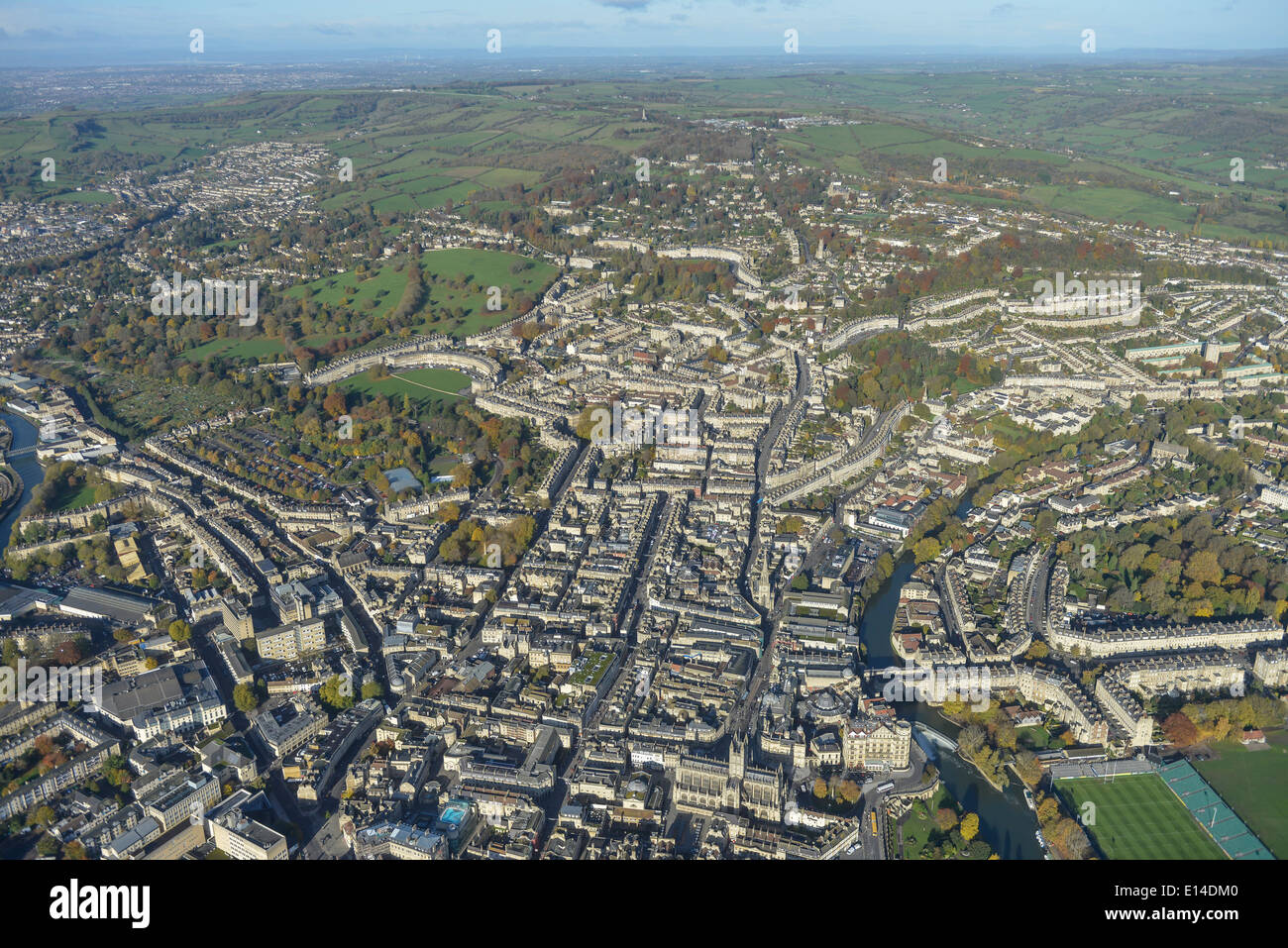 Bath england aerial hi-res stock photography and images - Alamy