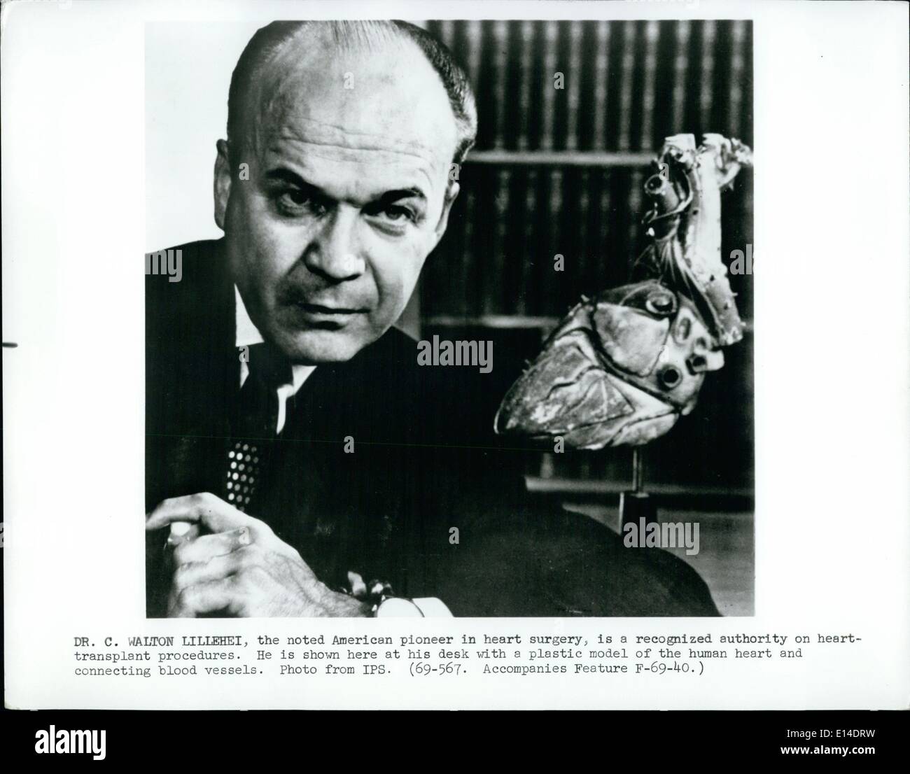 Dr c walton lillehei hi-res stock photography and images - Alamy