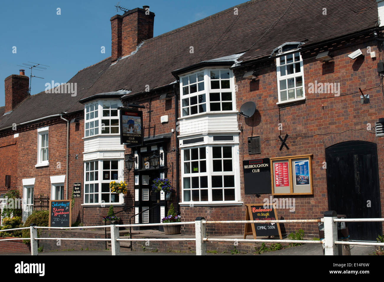 Belbroughton Club, Belbroughton, Worcestershire, England, UK Stock ...