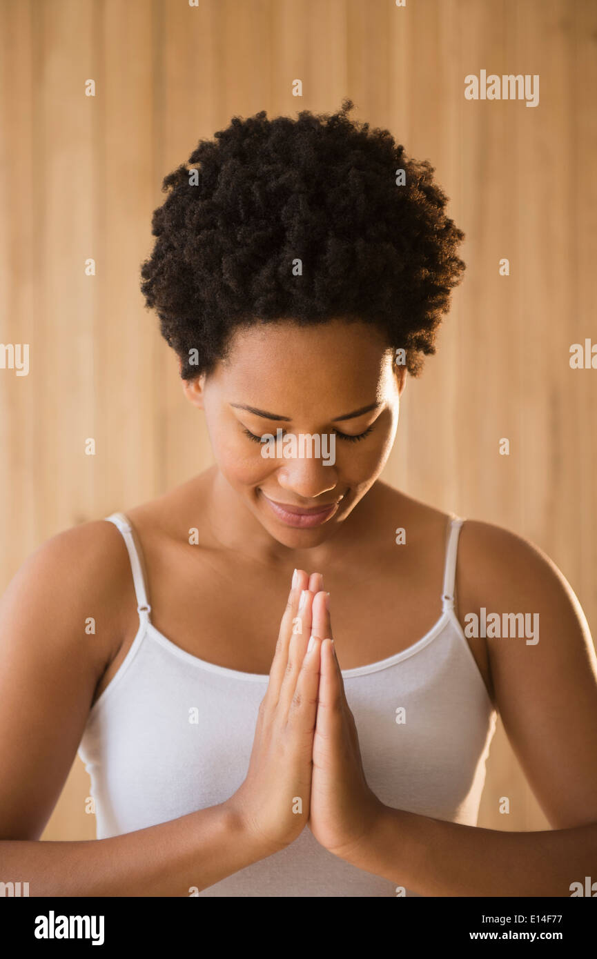 African Woman Praying High Resolution Stock Photography and Images - Alamy