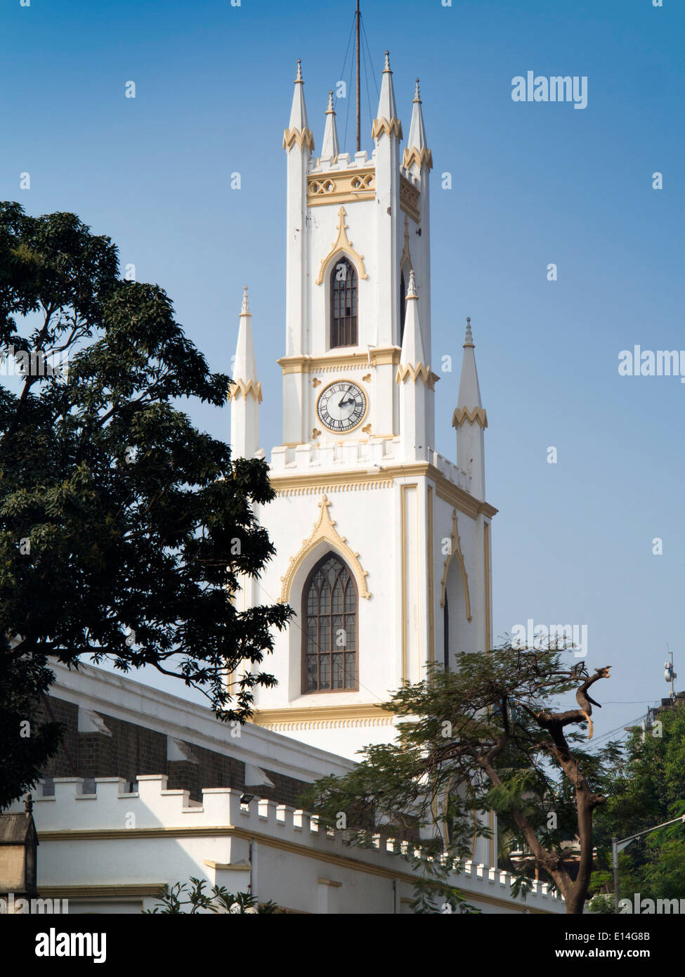 India, Mumbai, Fort District, Veer Nariman Road, St Thomas Cathedral ...