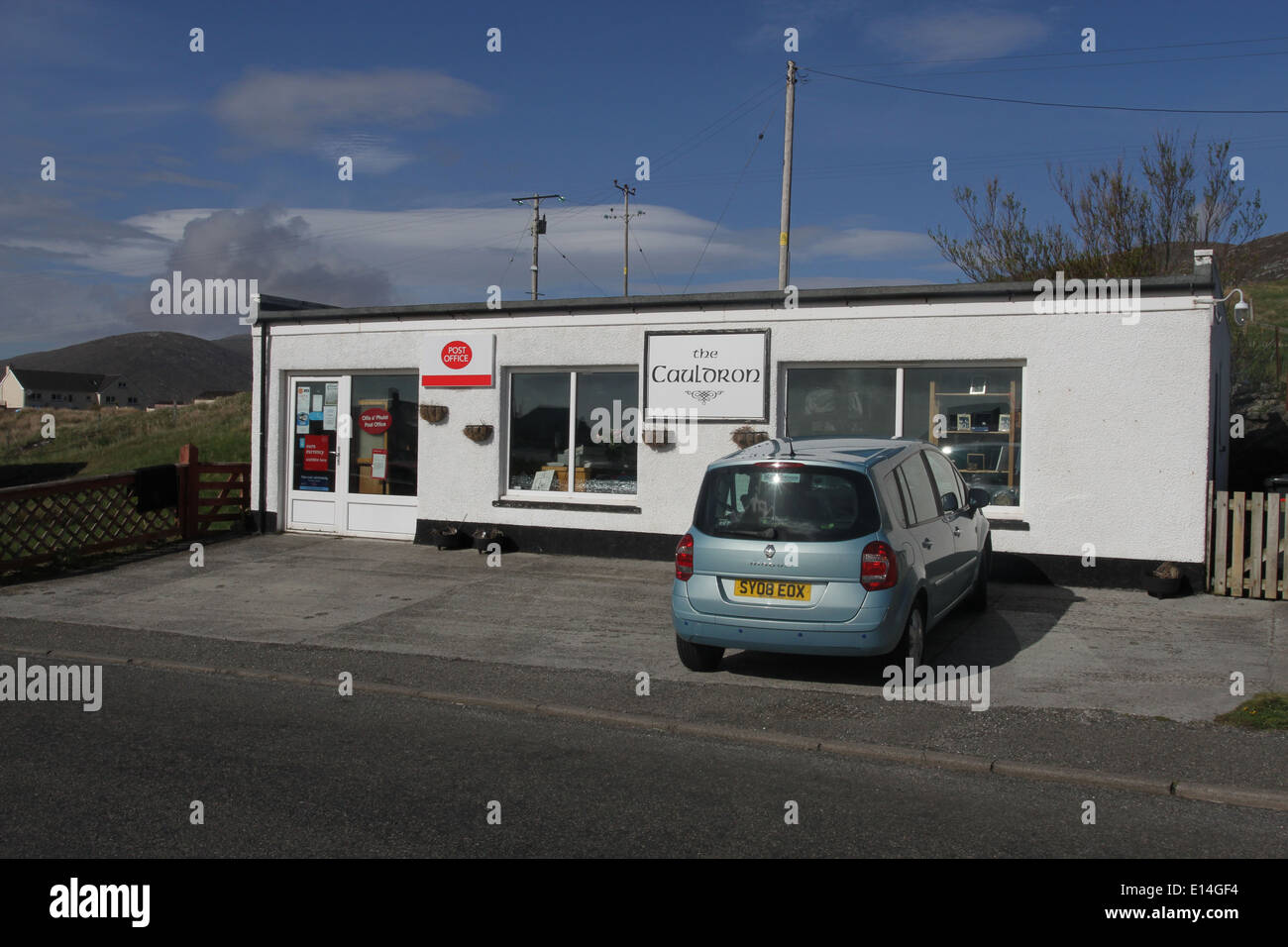 Leverburgh Post Office Isle of Harris Scotland May 2014 Stock Photo - Alamy