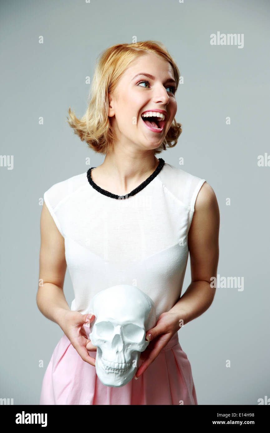 Human skull open mouth hi-res stock photography and images - Alamy
