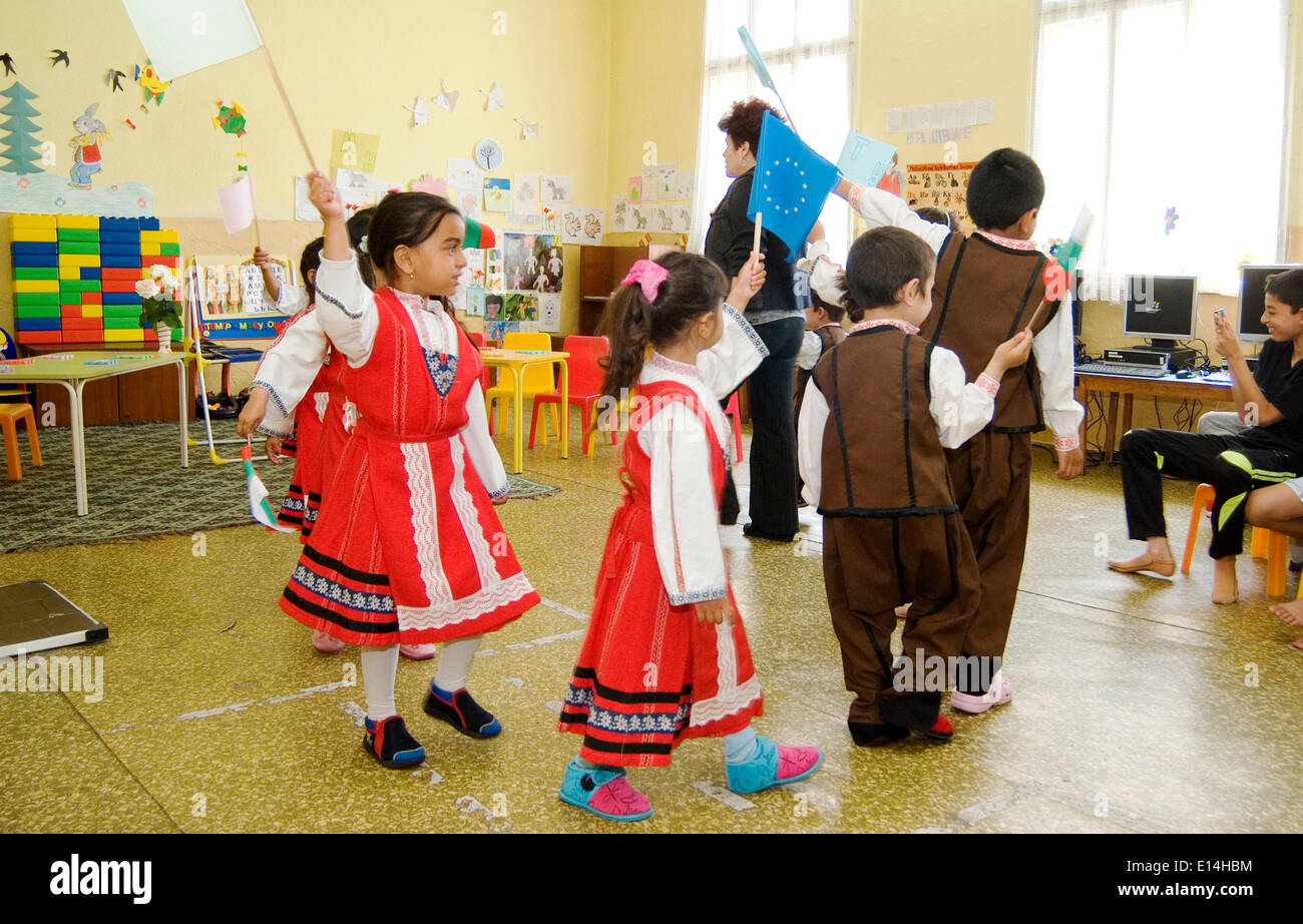 Elhovo Bulgaria May 22 th 2014: Day Of Slavonic Alphabet, Bulgarian ...