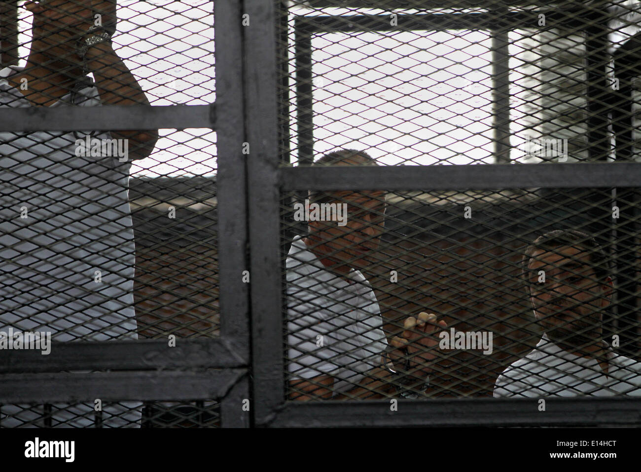 Cairo, Egypt. 22nd May, 2014. Defendants in the Marriott terror cell ...