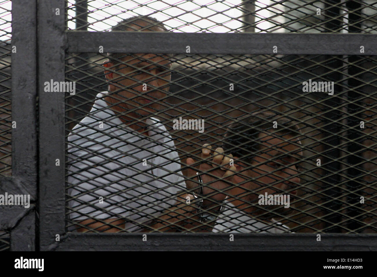 Cairo, Egypt. 22nd May, 2014. Defendants in the Marriott terror cell ...