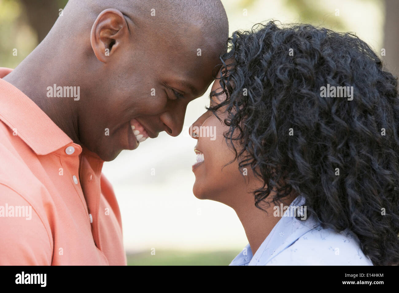 Two men foreheads touching hi-res stock photography and images - Alamy
