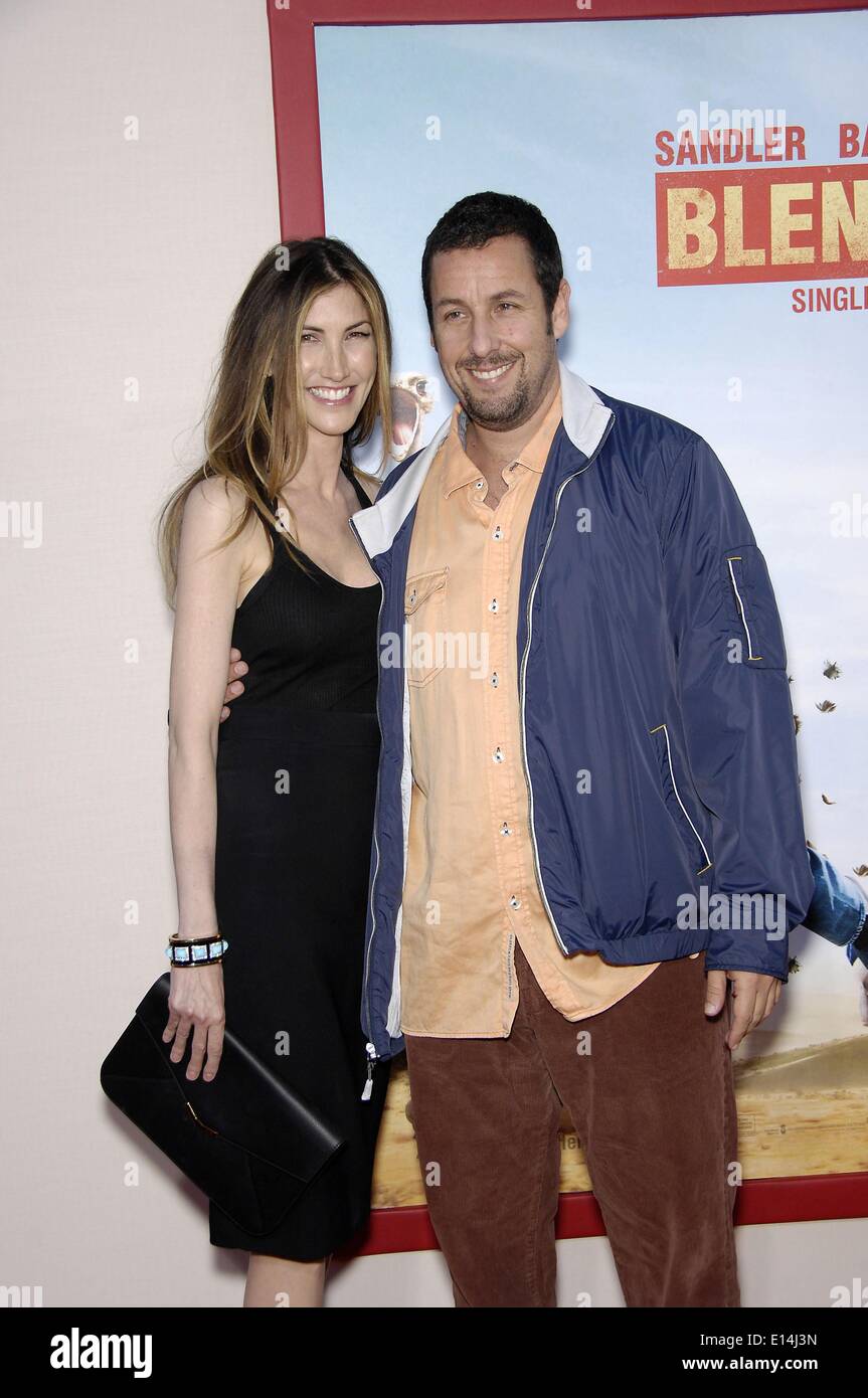 Los Angeles, CA, USA. 21st May, 2014. Jackie Sandler, Adam Sandler at ...