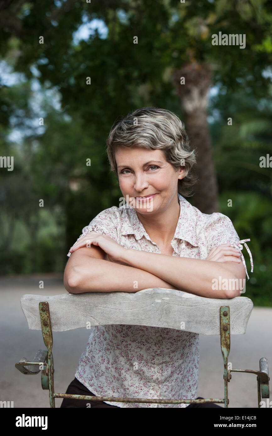 Straddling chair hi-res stock photography and images - Alamy