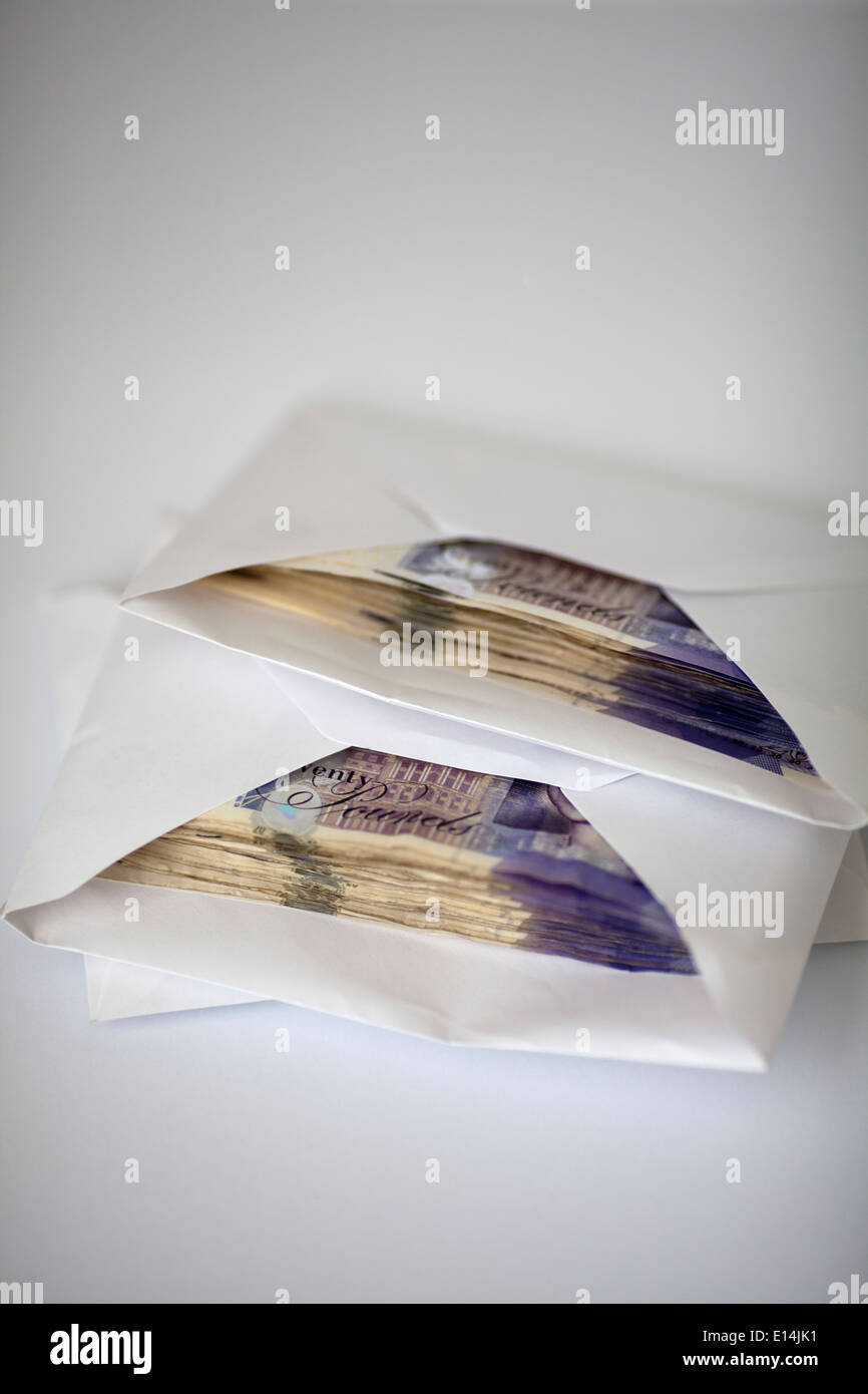 Cash in Envelopes - UK Stock Photo - Alamy