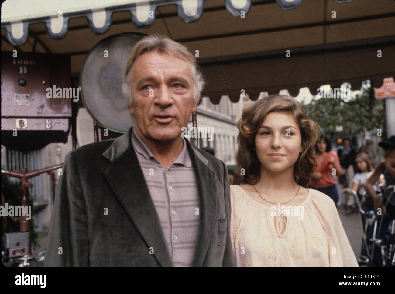 RICHARD BURTON with Tatum O'Neal.c0482.Supplied by Photos, inc.(Credit ...
