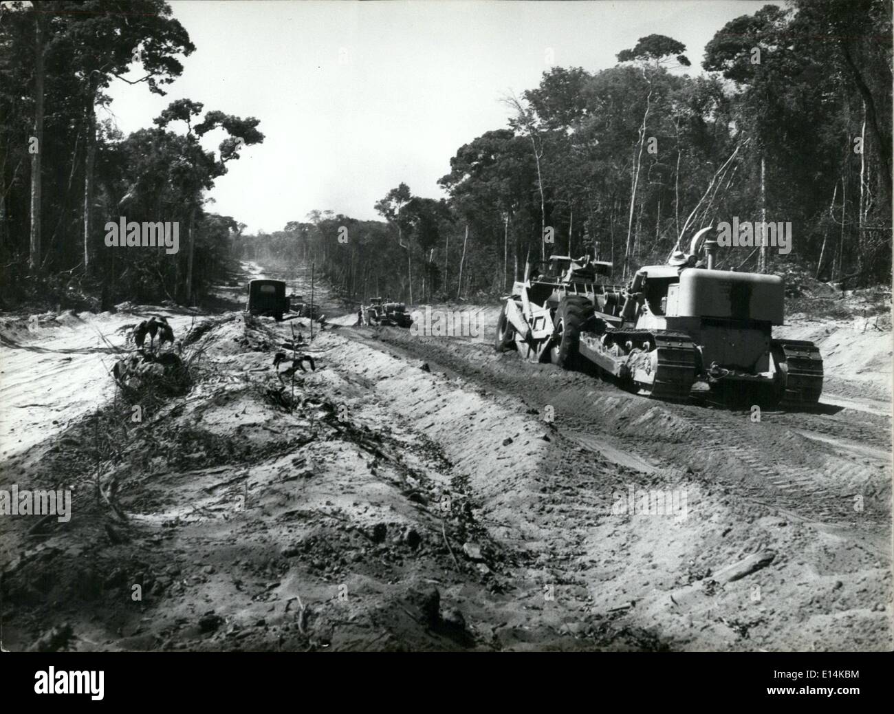 Apr. 18, 2012 - Brazil Trans-Amazon highway Berlin-Braulia road Stock ...