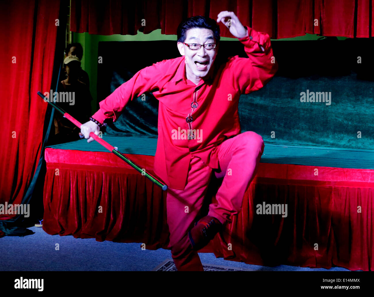 Yangon, Myanmar. 22nd May, 2014. Chinese actor Liu Xiao Ling Tong, best ...