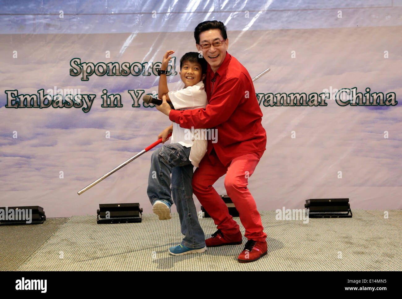 Yangon, Myanmar. 22nd May, 2014. Chinese actor Liu Xiao Ling Tong, best ...