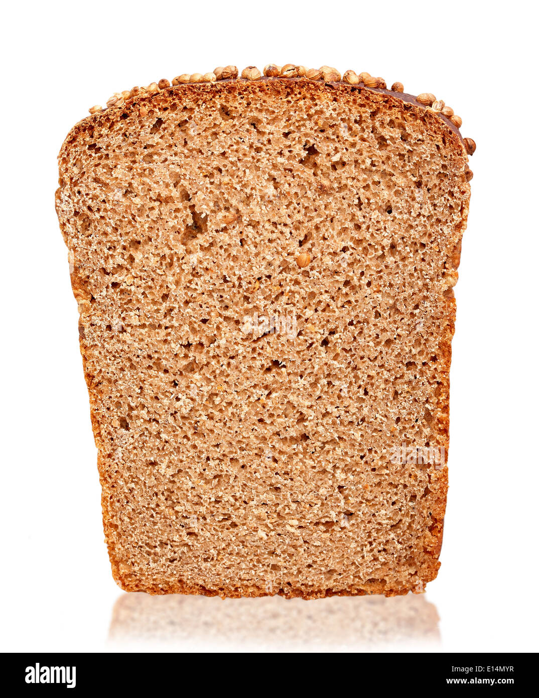 Black cumin bread on a white background, isolated Stock Photo - Alamy