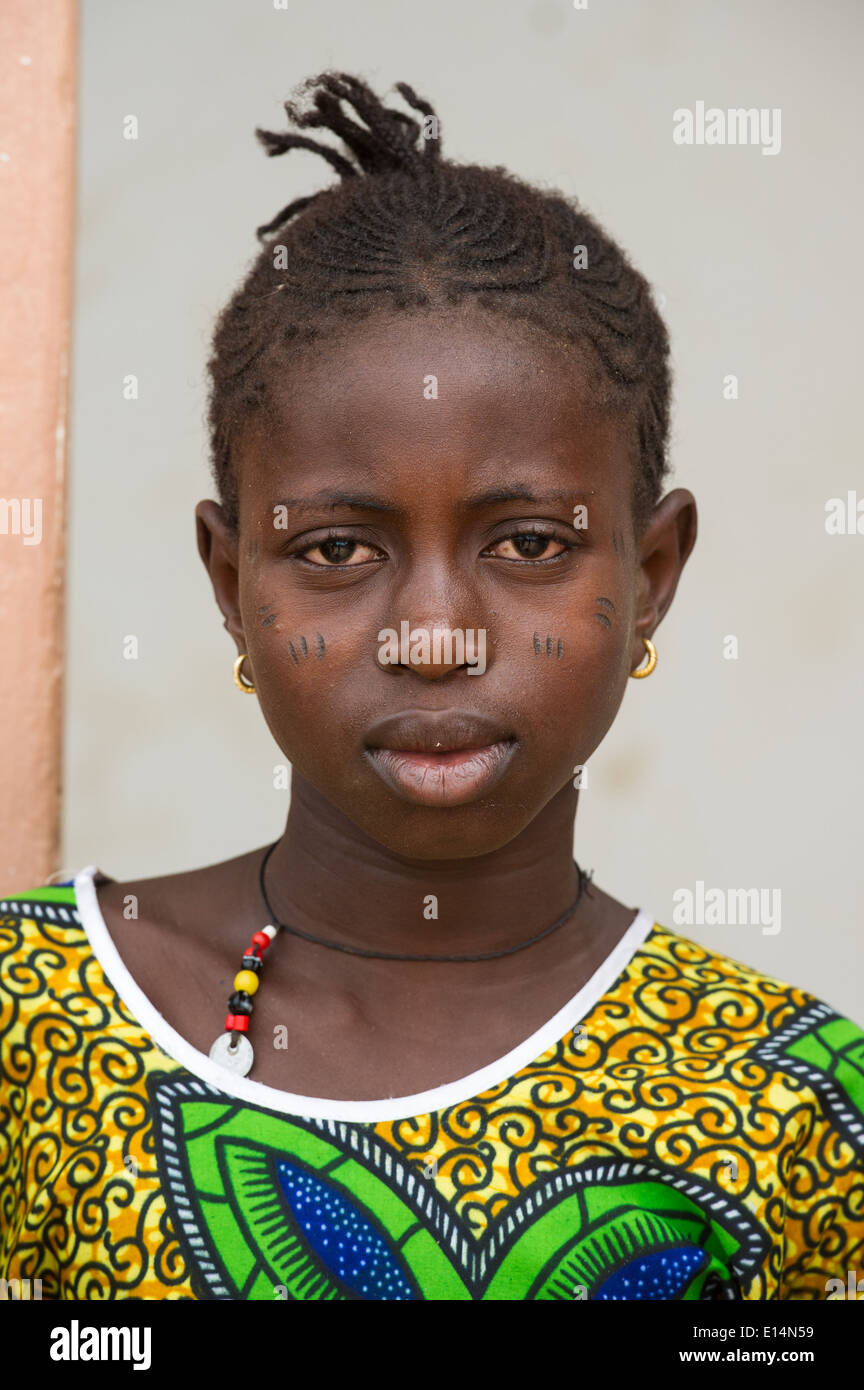 Fula girl, the Gambia Stock Photo - Alamy