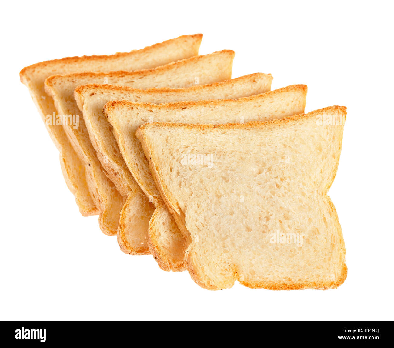 Slice toast bread background Cut Out Stock Images & Pictures - Alamy